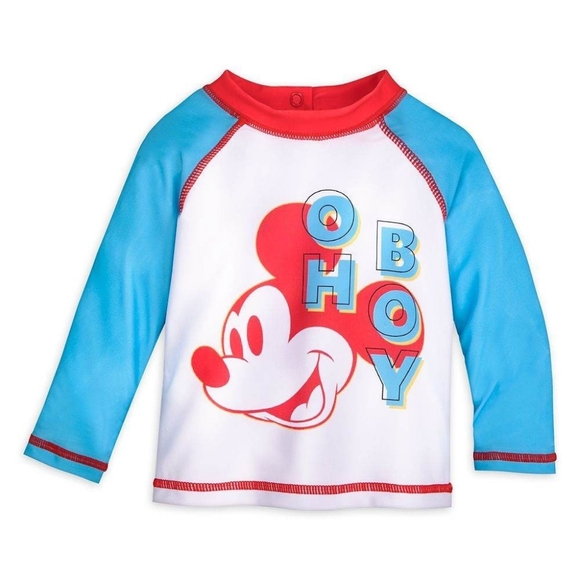 Disney | Swim | Disneystore Mickey Mouse Rash Guard For Baby | Poshmark